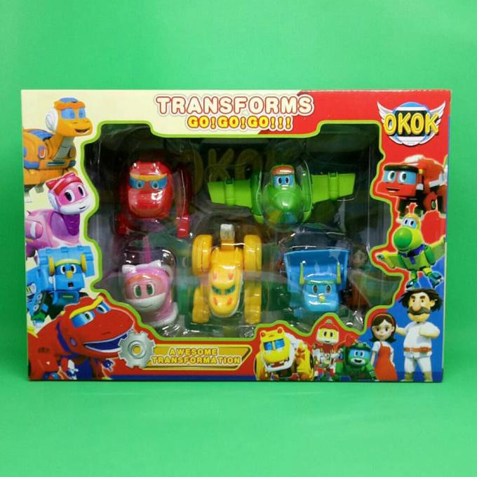 Jual MAINAN GOGO DINO SET ROBOT TRANSFORMASI GO GO DINO | Shopee Indonesia