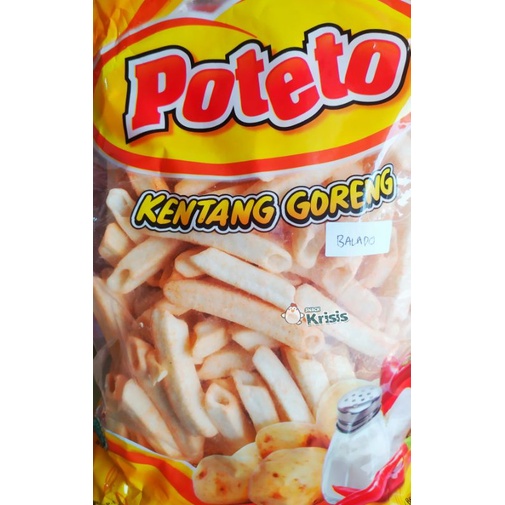 Jual Pitato kentang goreng 250 gram Potato rasa jagung bakar, original ...
