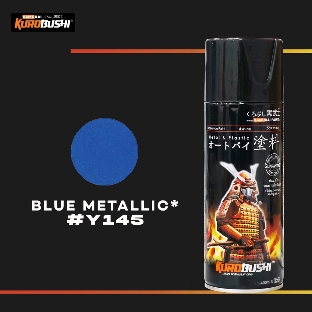 Jual Samuraipaint, Blue Metallic Y145 Cat Aerosol Kualitas Kompresor ...