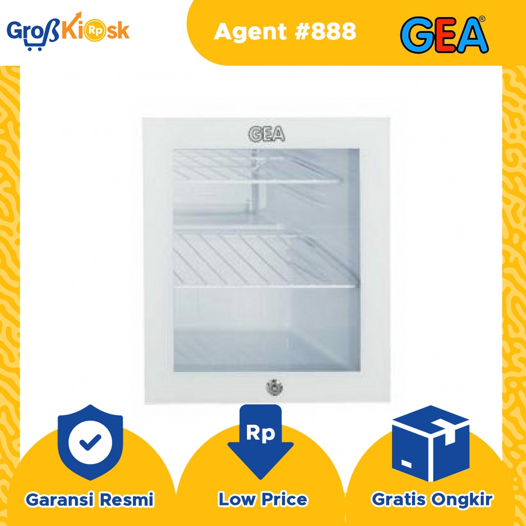 Jual DISPLAY COOLER SHOWCASE GEA EXPO 50FD KULKAS MINUMAN MINI LOW WATT ...
