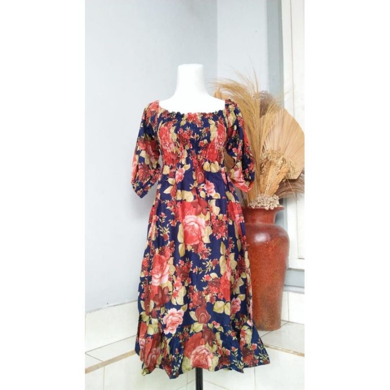 Jual Homedress Raffle Lengan Kerut | Shopee Indonesia