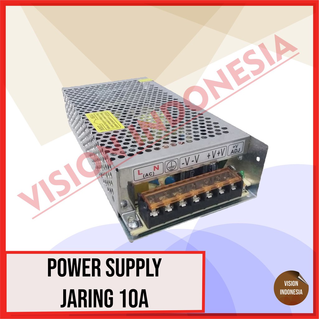 Jual POWER SUPPLY JARING 10A / ADAPTOR SWITCHING 10A 12V | Shopee Indonesia