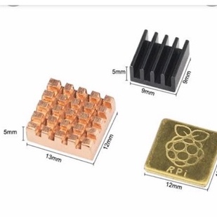 Jual heatsink sirip tembaga for Raspberry Pi Generasi 1 2 3 4 Generasi ...