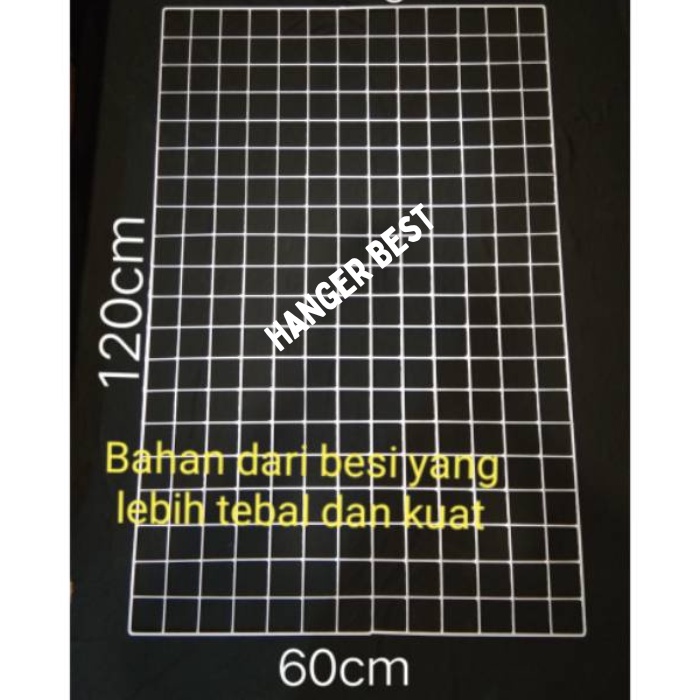 Jual Jaring Ram Dinding Ukuran 60 x 120 cm Gantungan Hook Ram display ...