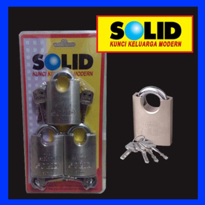 Jual SOLID - GEMBOK PAGAR SOLID BAJA 807 50MM MK ( GEMBOK MASTER KEY ...