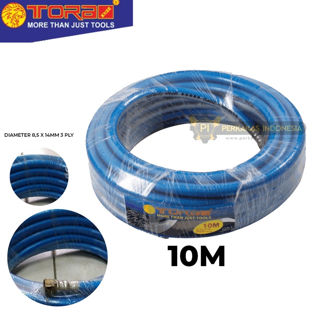 Jual Selang Steam Kompresor Panjang 10M High Pressure Hose SET 10 Meter ...