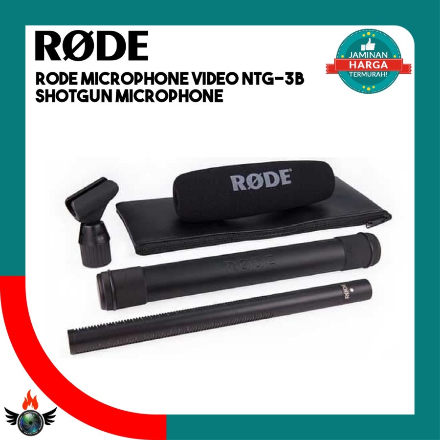 Jual Rode Microphone Video NTG-3B Shotgun Microphone - Black NTG3B ...