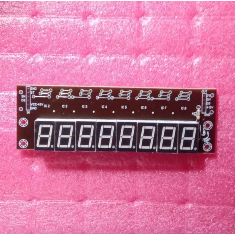 Jual Modul Seven 7 Segment 0.56 inch 8 digit 74hc595 | Shopee Indonesia