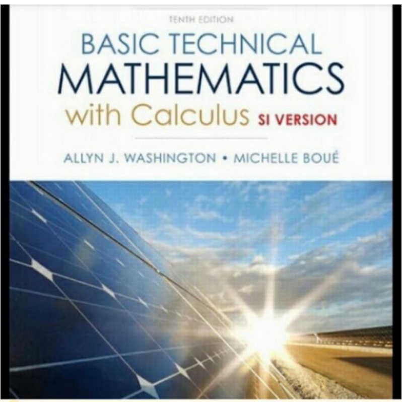 Jual Buku Basic Technical Mathematics with Calculus Si Version 10th | Shopee Indonesia