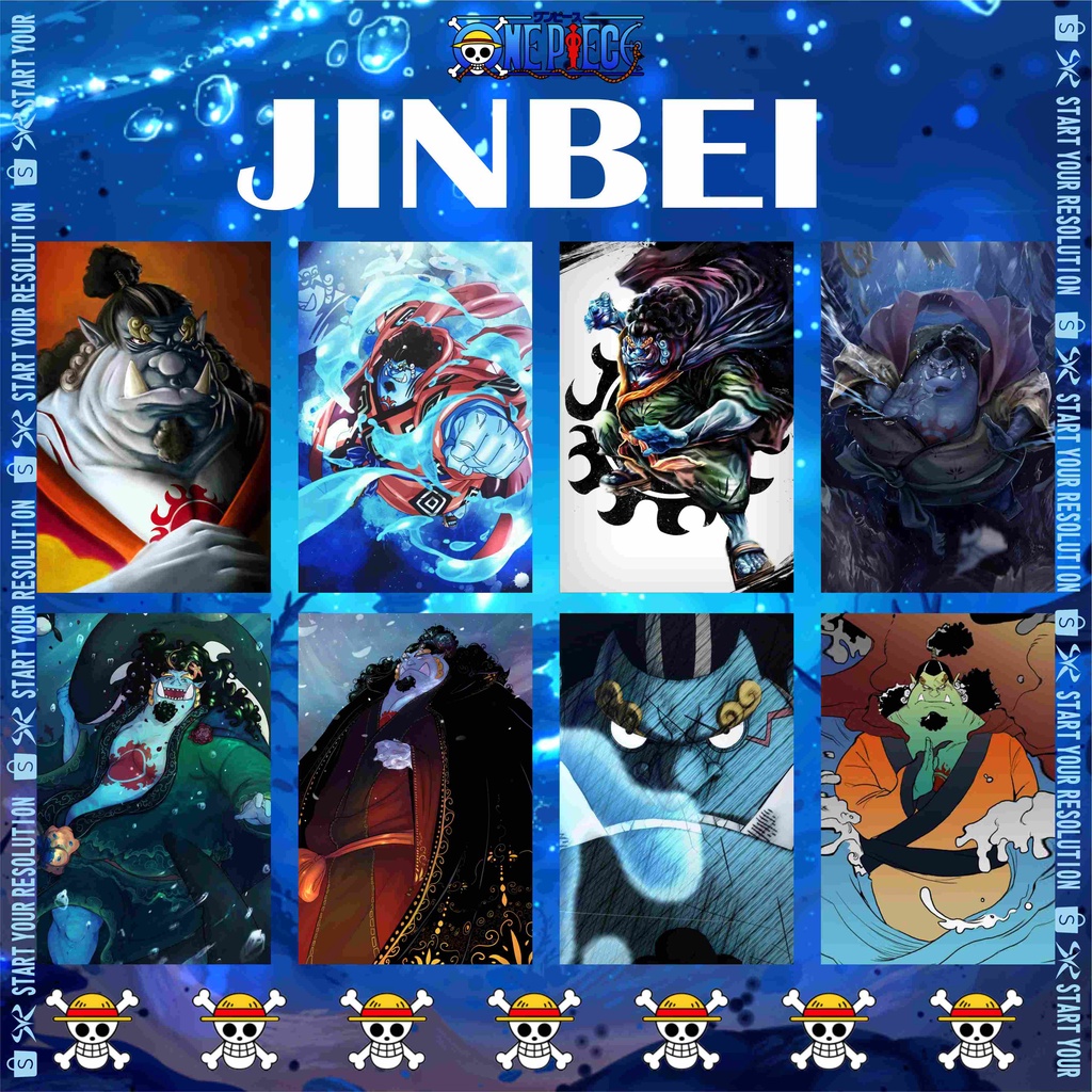 Jual Poster Anime & Manga One Piece Jinbei / Jinbe / Jimbei - Mugiwara ...