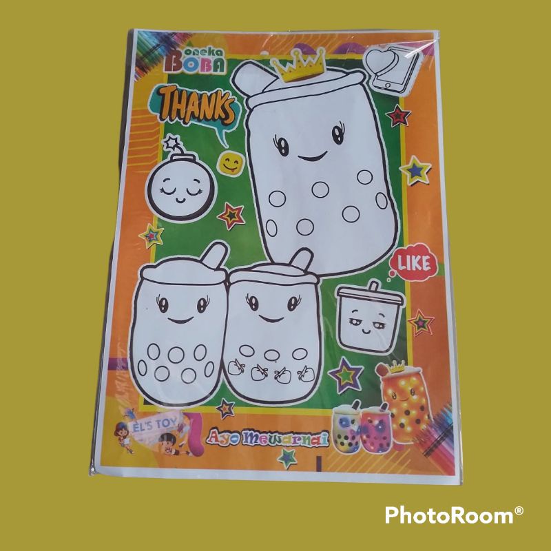 Jual Buku Mewarnai Boba Anak | Shopee Indonesia