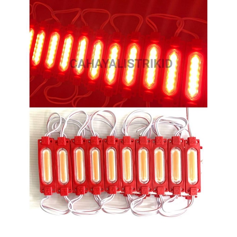 Jual LAMPU LED COB 6 MATA 12V 24V MODUL KOLONG MOBIL DAN MOTOR / NEON BOX / AQUARIUM / WALET 12 ...
