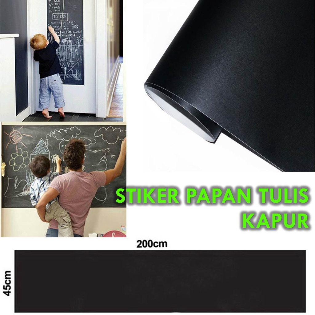 Jual Papan Tulis Kapur Tempel Stiker Sticker Papan Pengumuman ...