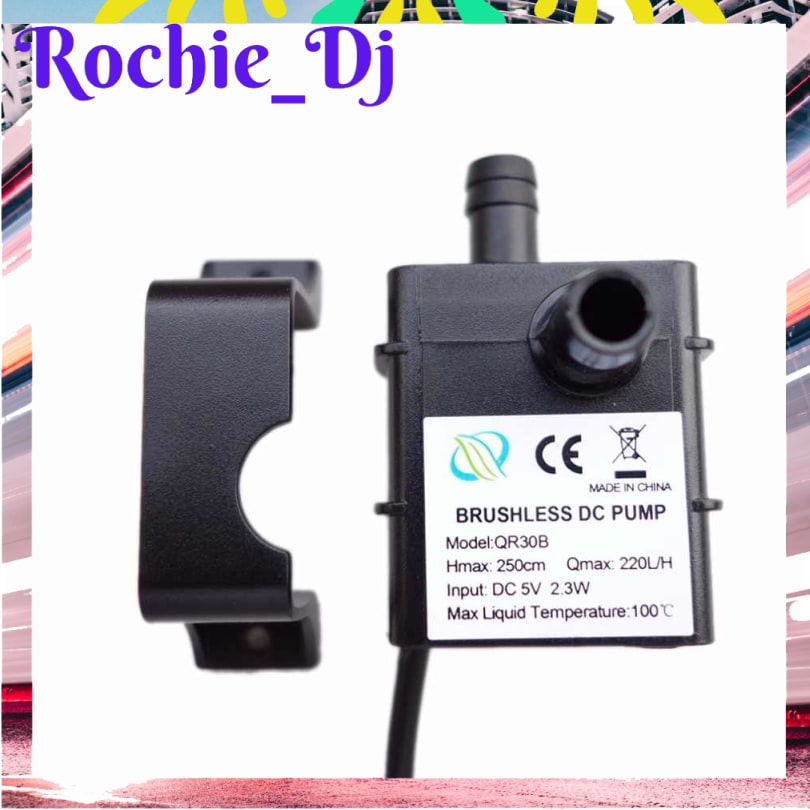 Jual POMPA AIR AKUARIUM MINI PAKAI USB WATERPROOF- 5V - QR30B | Shopee ...