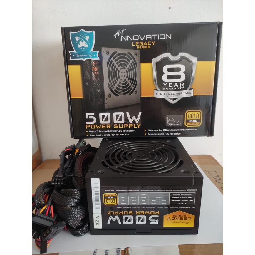 Jual PSU INNOVATION 500W LEGACY SERIES - Gold | Shopee Indonesia