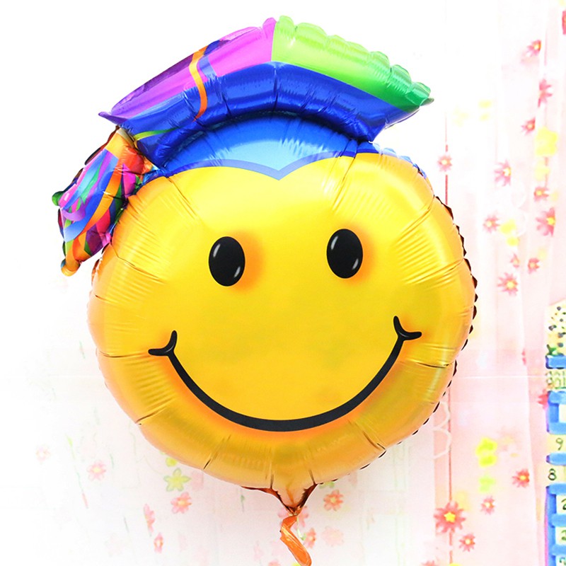 Jual Graduation Smiley Topi Wisuda Foil 60cm | Shopee Indonesia