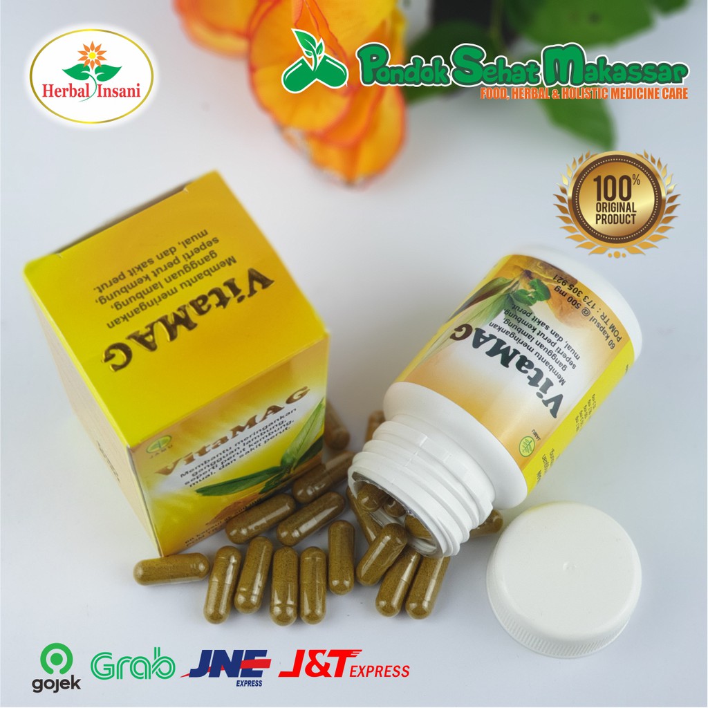 Jual Vitamag Herbal Insani ( Meringankan sakit maag & asam lambung ...