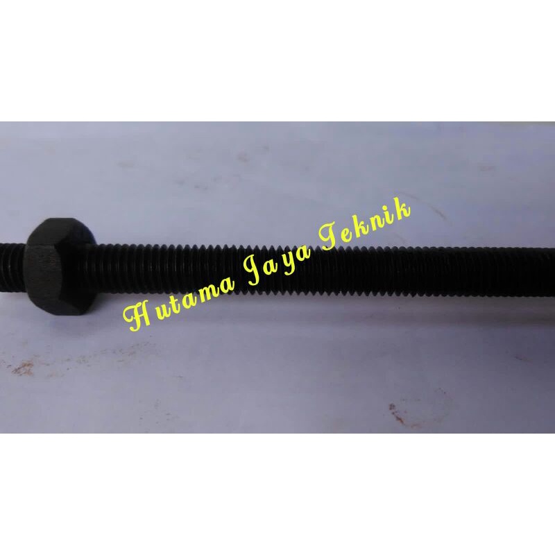 Jual Baut Mur Baja Full Drat M 10 panjang 150 mm Drat 1.50 Kasar Kepala 17 | Shopee Indonesia