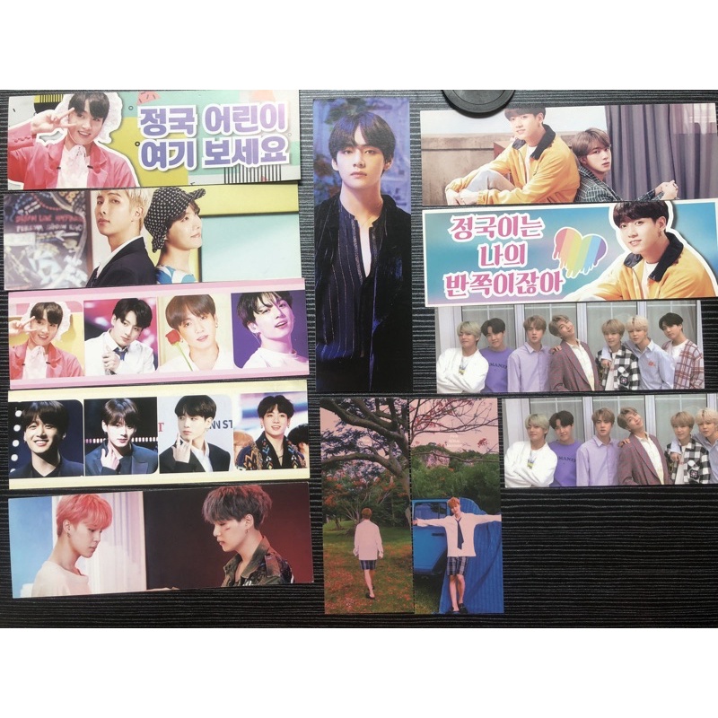Jual Freebies Pembatas Buku Bookmark BTS RM JIN SUGA JHOPE JIMIN V ...