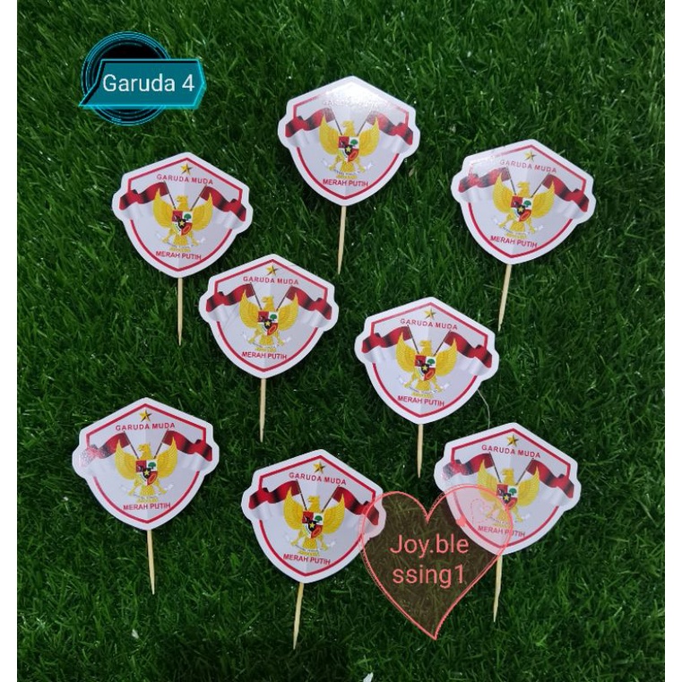 Jual TOPPER KEMERDEKAAN HUT RI BENDERA MERAH PUTIH GARUDA PER SET ...