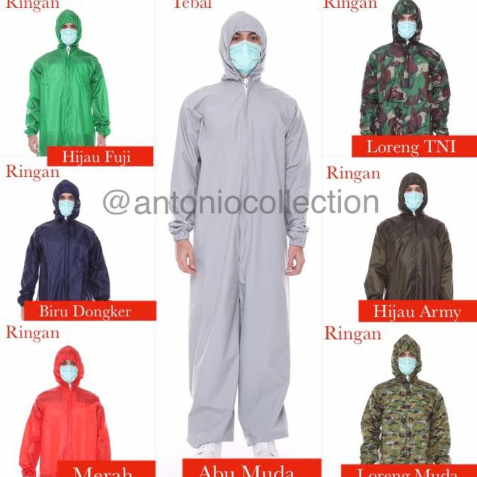 Jual Baju APD / Safety Coverall / Hazmat Suit WATERPROOF - Merah ...