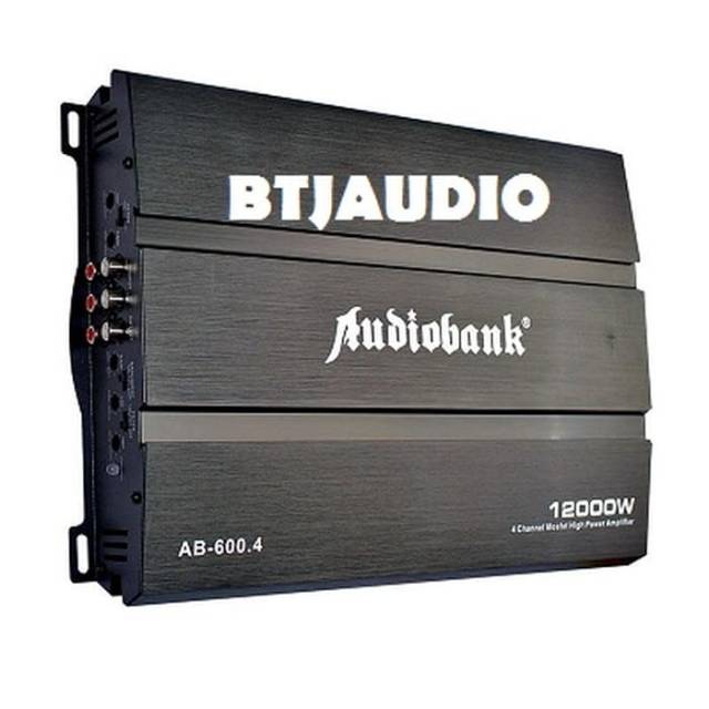 Jual POWER AUDIO MOBIL 4 CHANNEL MERK AUDIOBANK | Shopee Indonesia