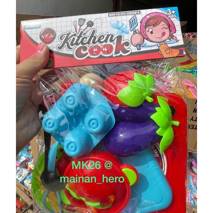 Jual MAINAN Masakan kantong KITCHEN COOK MK26 | Shopee Indonesia