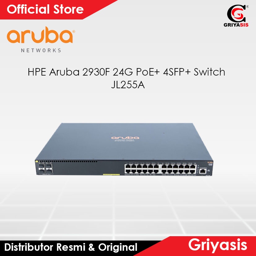 Jual Switch HPE Aruba 2930F 24G PoE+ 4SFP+ JL255A | Shopee Indonesia