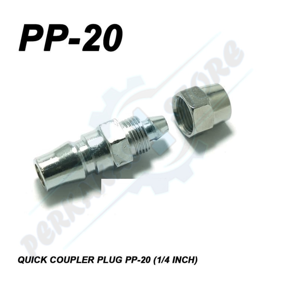 Jual IWA Quick Coupler PP 20 Sambungan selang Angin Kompressor | Shopee Indonesia