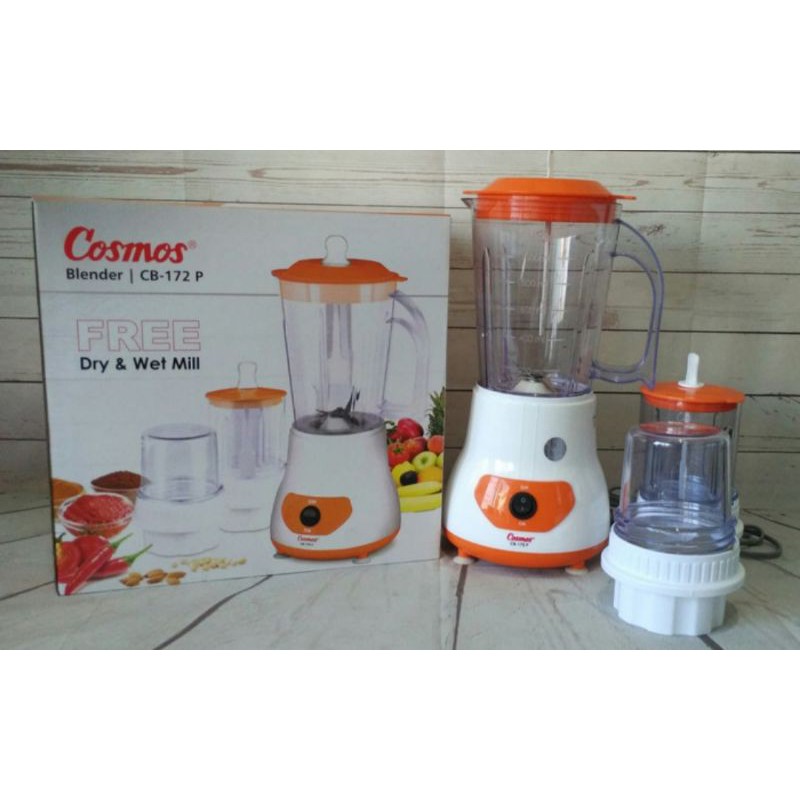 Jual Blender Cosmos CB-172 P, Blender Cosmos CB172P Plastik 3in1 1 ...