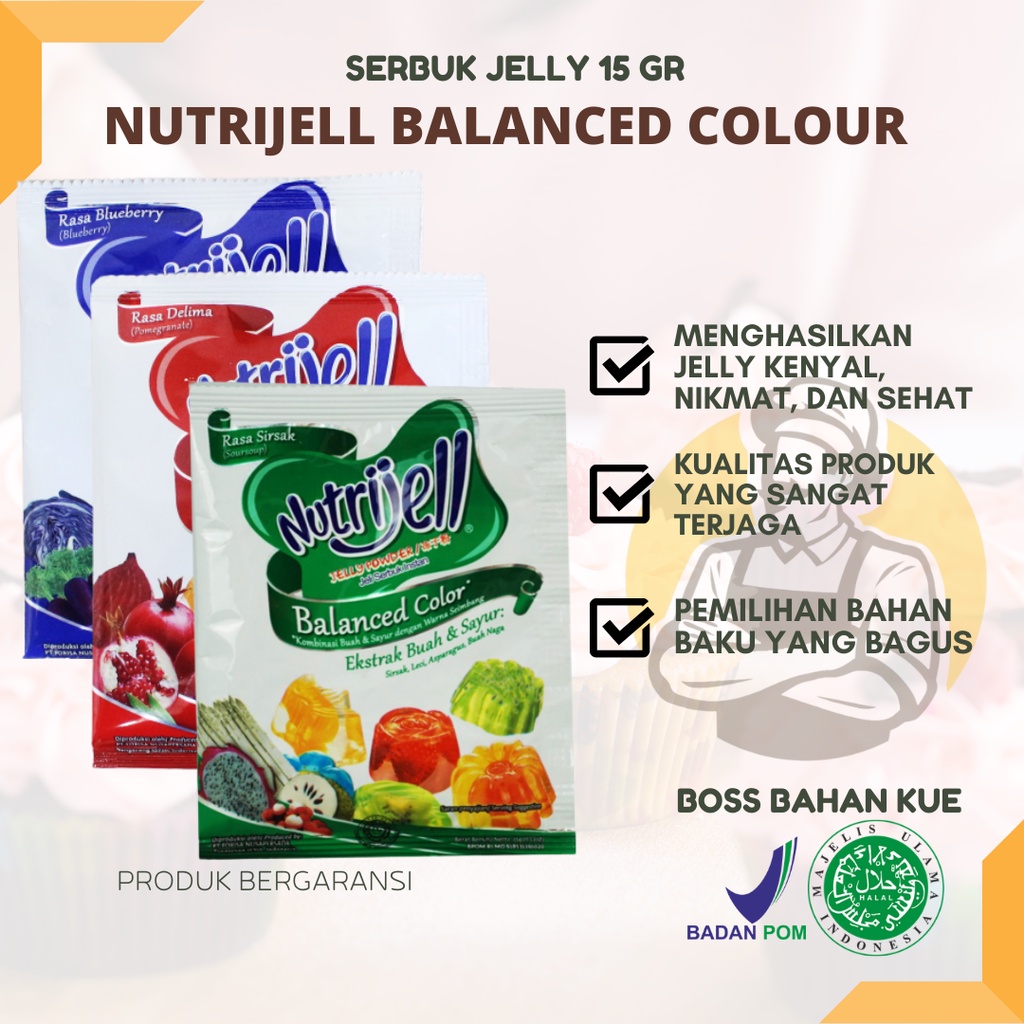 Jual NUTRIJELL BALANCED COLOUR Agar agar Nutrijell Balanced colour ...