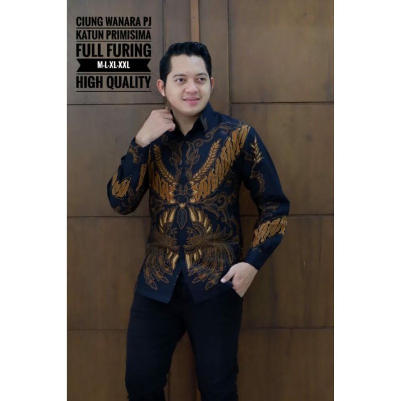 Jual Pabrik Batik Solo Ciung Wanara KEMEJA BAJU BATIK PRIA SOLO LENGAN ...