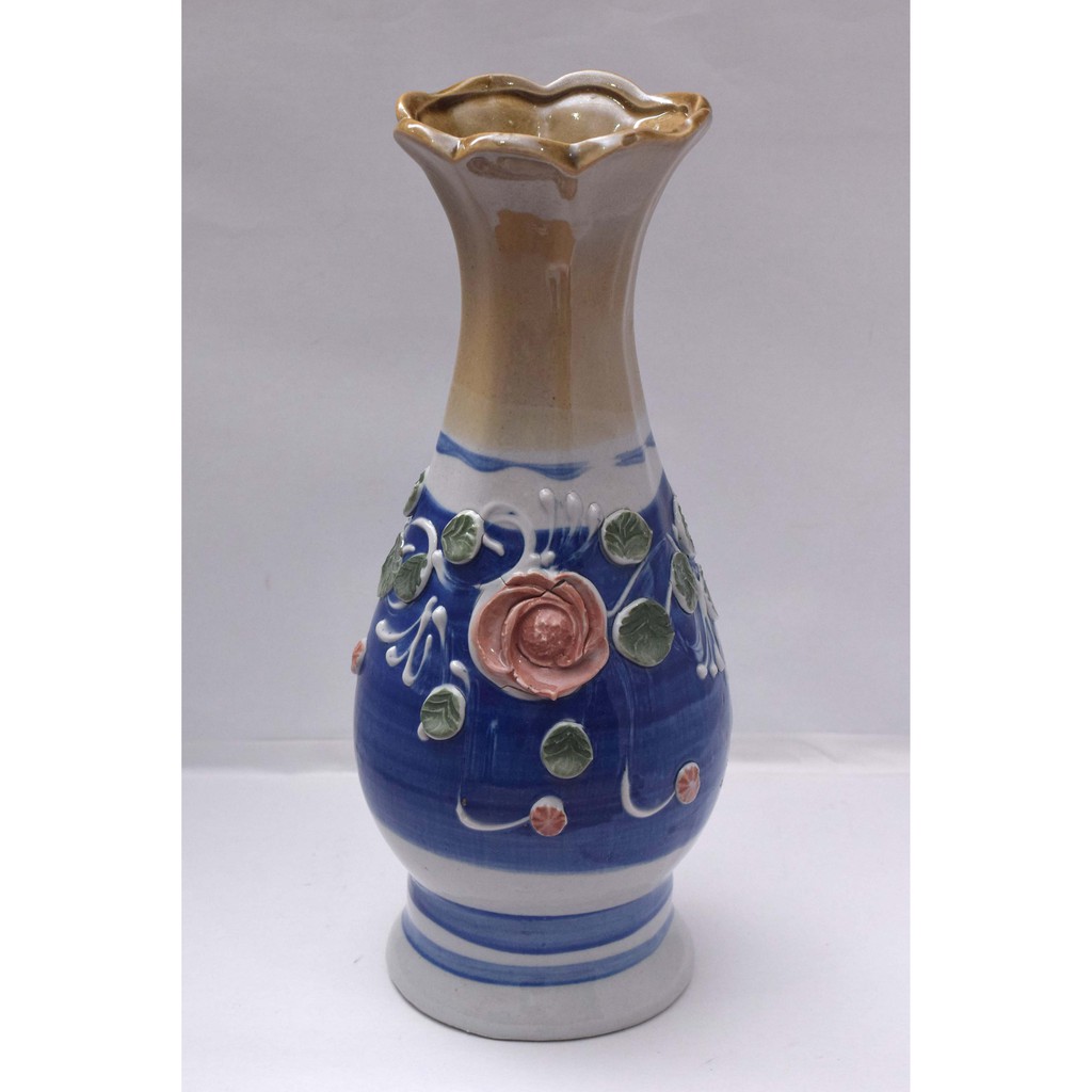 Jual Vas Keramik bunga Tinggi 20,5 cm | Shopee Indonesia