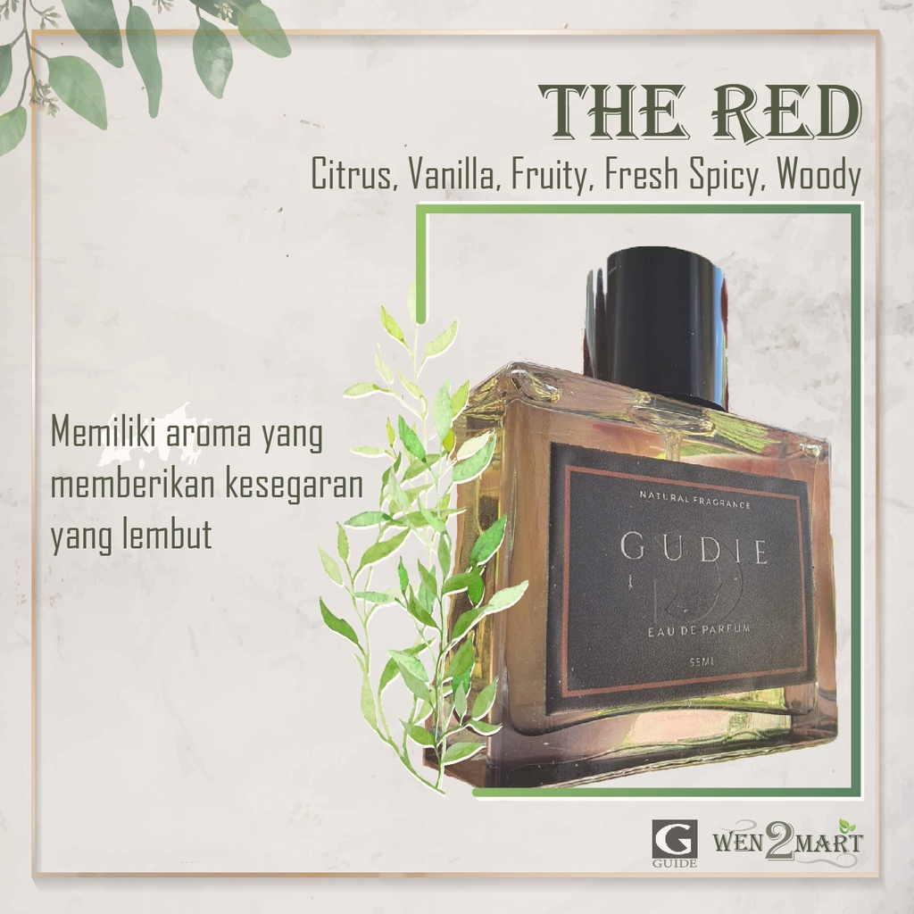 Jual GUDIE Eau De Parfum 55ml for Men - THE RED (Original) | Shopee ...