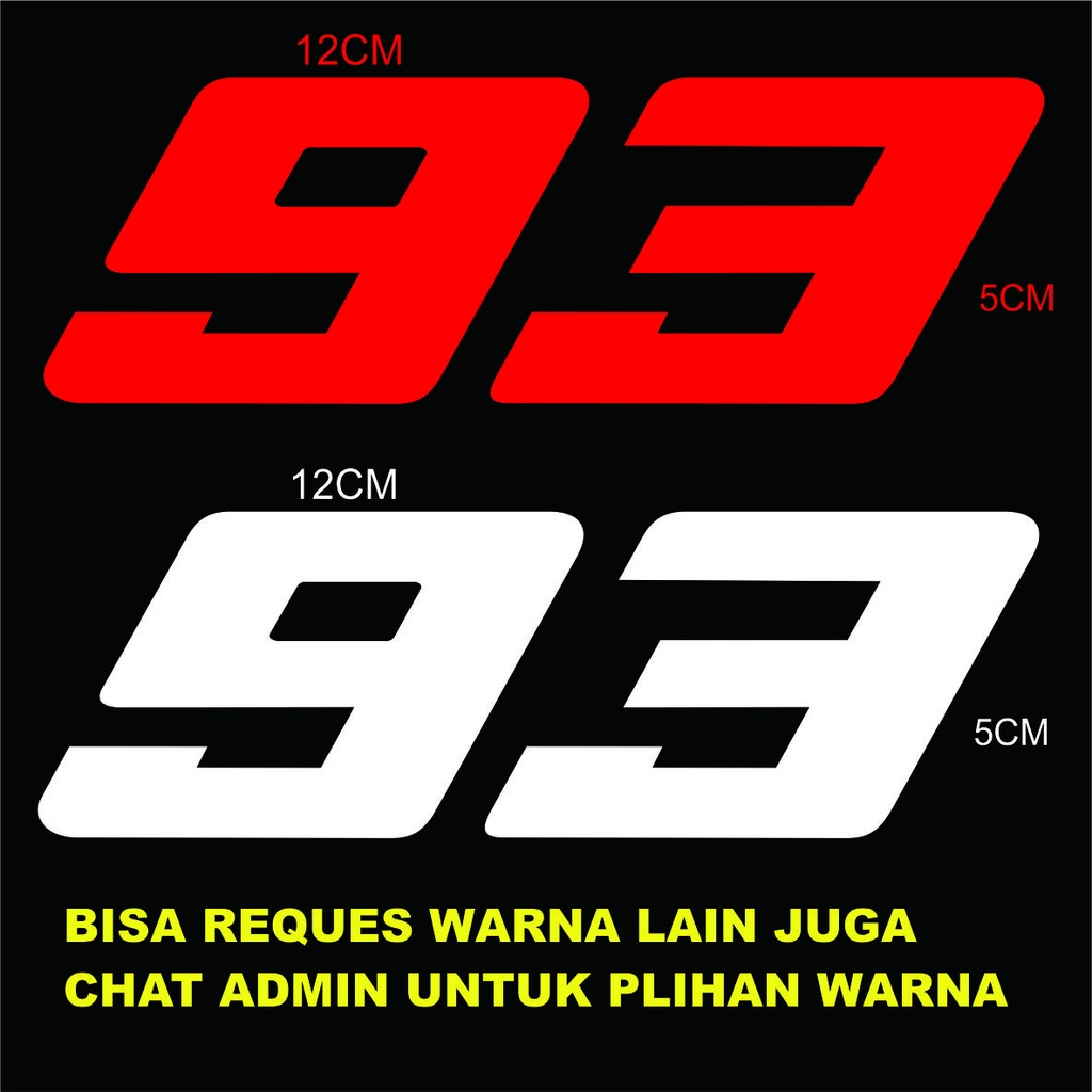 Jual STICKER CUTTING 93 MARQUES | Shopee Indonesia