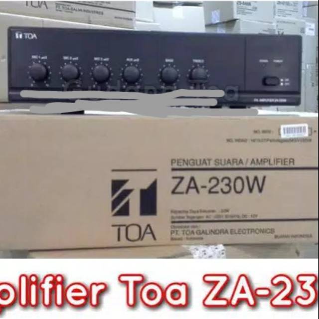 Jual Pesawat corong Amplifier Toa ZA-230W | Shopee Indonesia