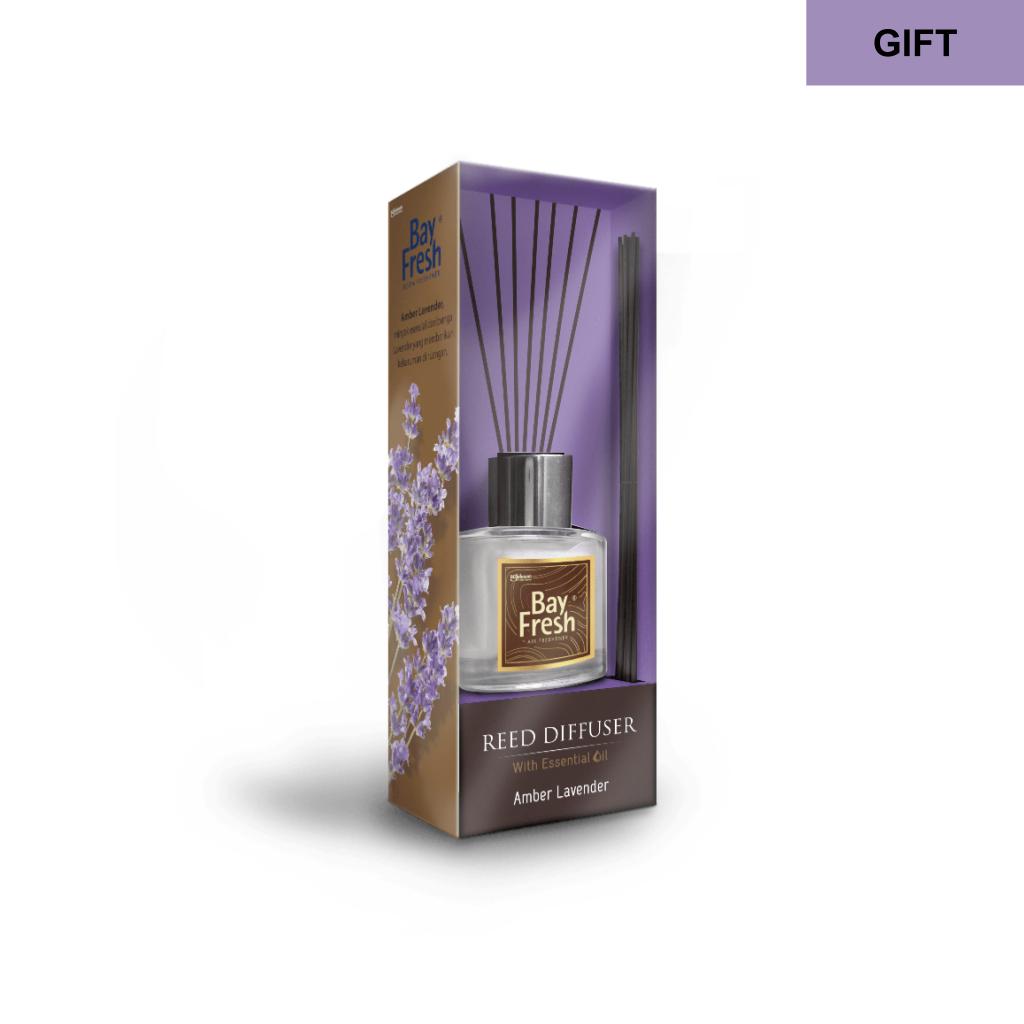 Jual [GIFT] Bayfresh Reed Diffuser Air Freshener Amber Lavender Regular ...