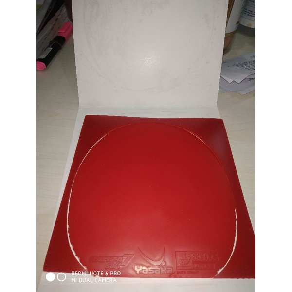 Jual Terbaik karet pingpong tenis meja Yasaka Rakza 7 merah | Shopee Indonesia