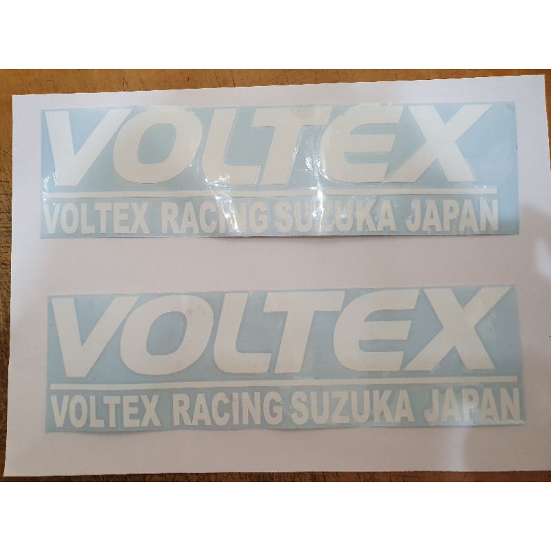 Jual STICKER VOLTEX RACING COCOK UNTUK SPOILER MOBIL | Shopee Indonesia