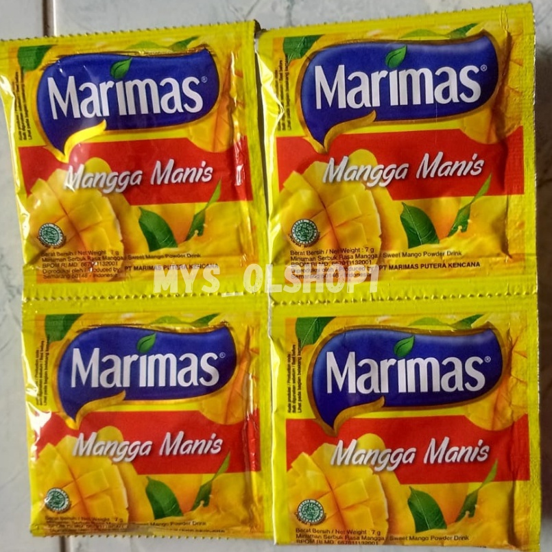 Jual Marimas Minuman Instant Serbuk Aneka Rasa ( 1 Renceng=10Sachet ...