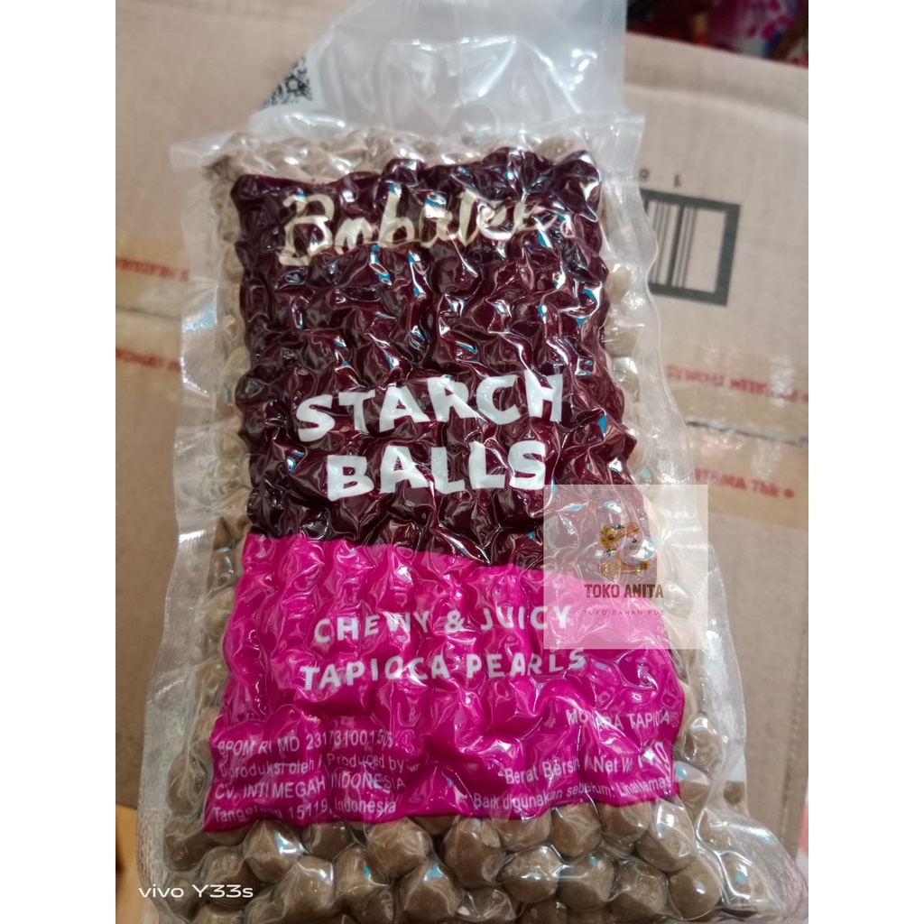 Jual BUBBLE TEA BOBA KEMASAN STARCH BALLS TAPIOCA PEARL | Shopee Indonesia