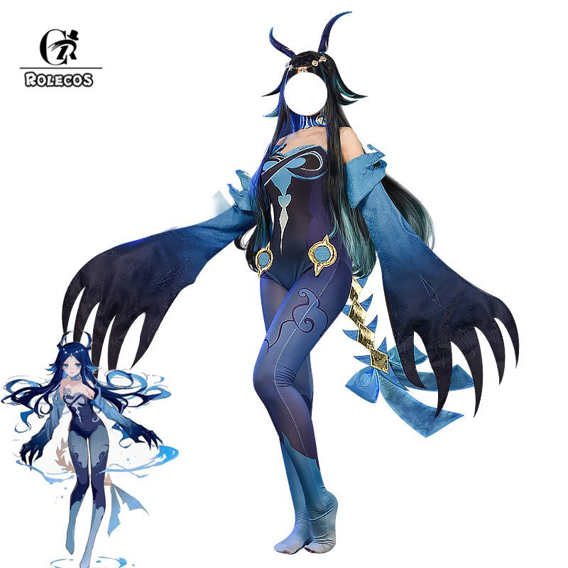 Jual Game Genshin Impact Bonanus Cosplay Costume General Curled Snail ...