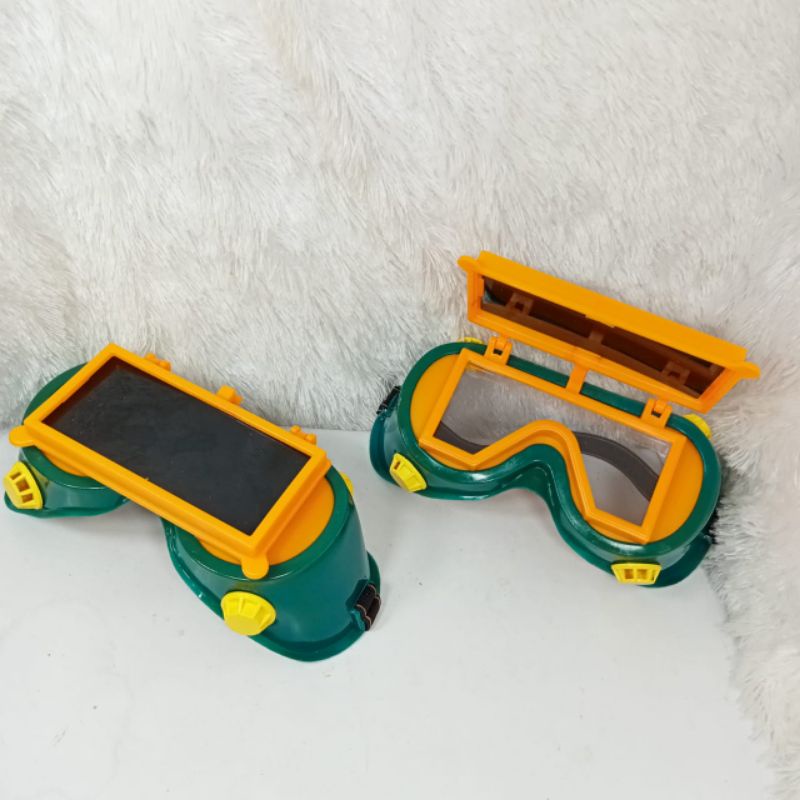 Jual Kacamata Las Buka Tutup Kaca Mata Model Kotak Safety Welding ...
