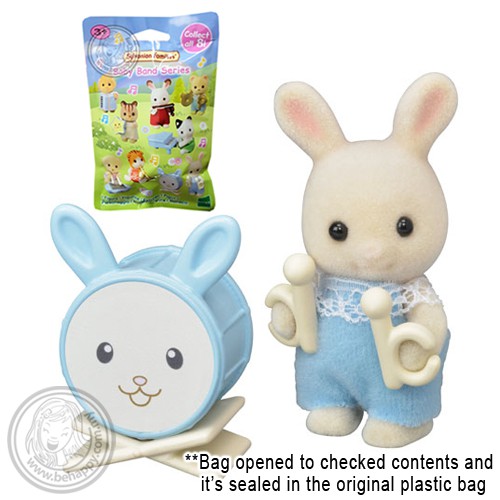 Jual SYLVANIAN FAMILIES ORIGINAL BABY BAND SERIES NO 4 MILK RABBIT WITH ...