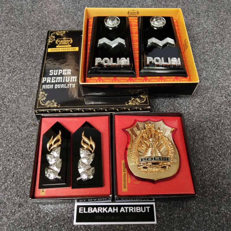 Jual PAKET PANGKAT POLRI BINTARA AIPDA FUL AKRILIK+MONOGRAM+KEWENANGAN ...
