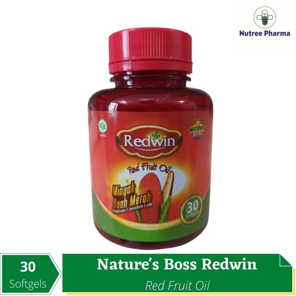 Jual NATURES BOSS REDWIN RED FRUIT OIL ISI 30 KAPSUL | Shopee Indonesia