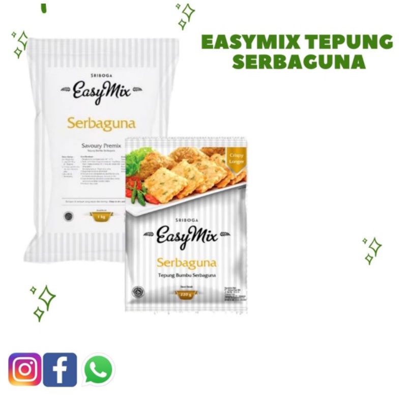 Jual Easymix serbaguna 1kg | Shopee Indonesia