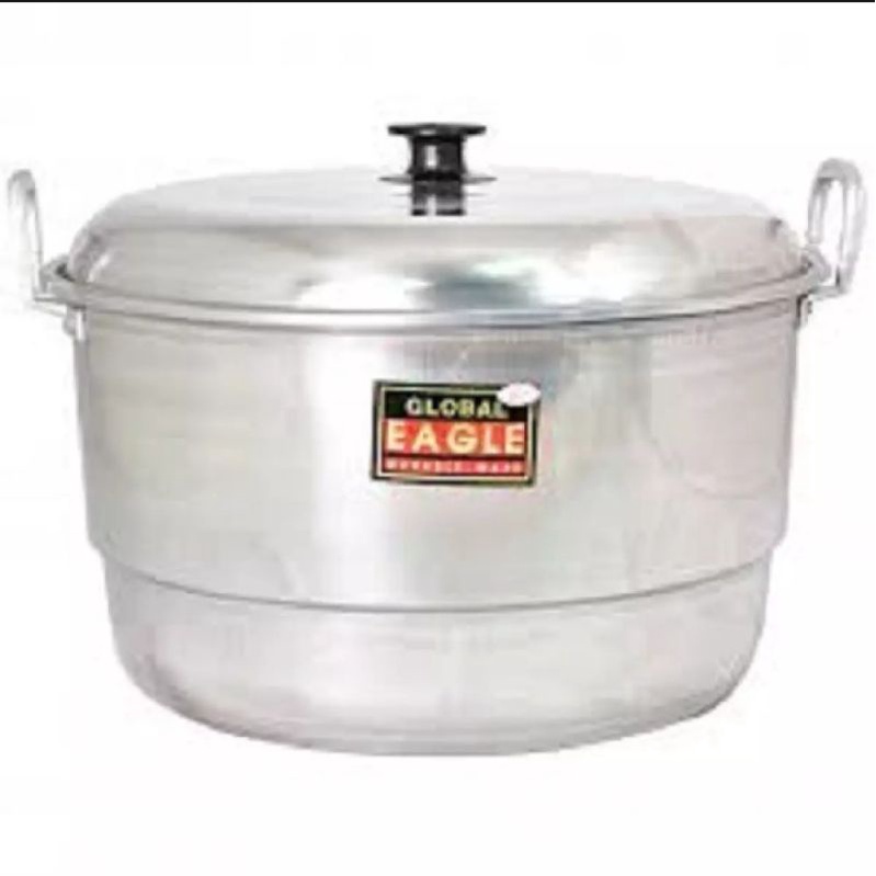 Jual Langseng/Dandang/ Panci kukus/Steamer Aluminium Global Eagle 40 cm ...