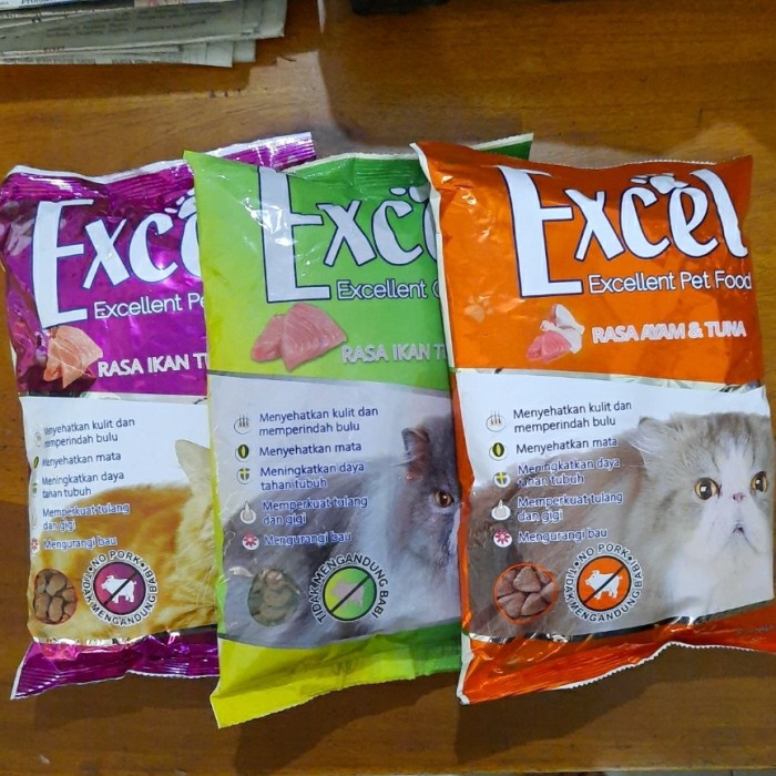 Jual MINIPETS 500GR Excel PINK Tuna (IKAN), EXCEL HIJAU, EXCEL OREN ...