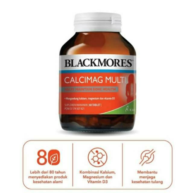 Jual Blackmores Calcimag Multi 60 tablet | Shopee Indonesia